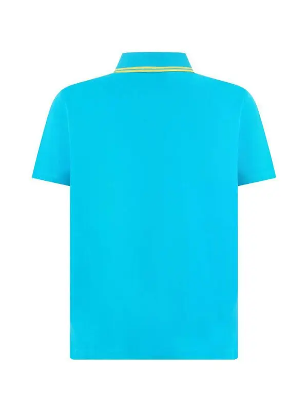 Paul & Shark Logo-embroidered Tipped Polo Shirt