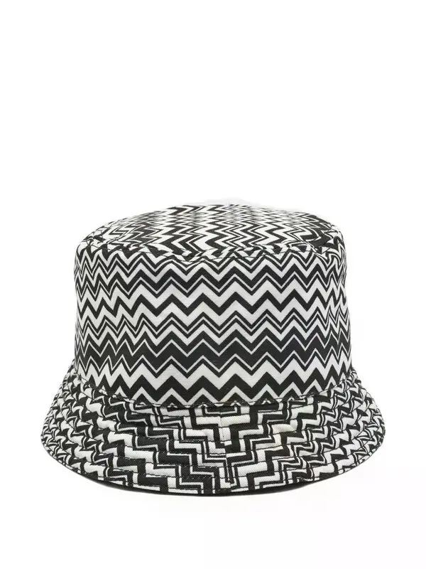 Missoni Zigzag Patterned Bucket Hat