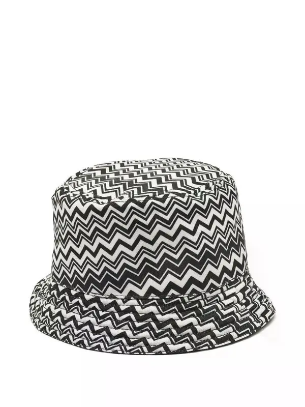 Missoni Zigzag Patterned Bucket Hat