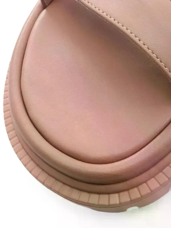 Dior D-wave Leather Sandals - Pink