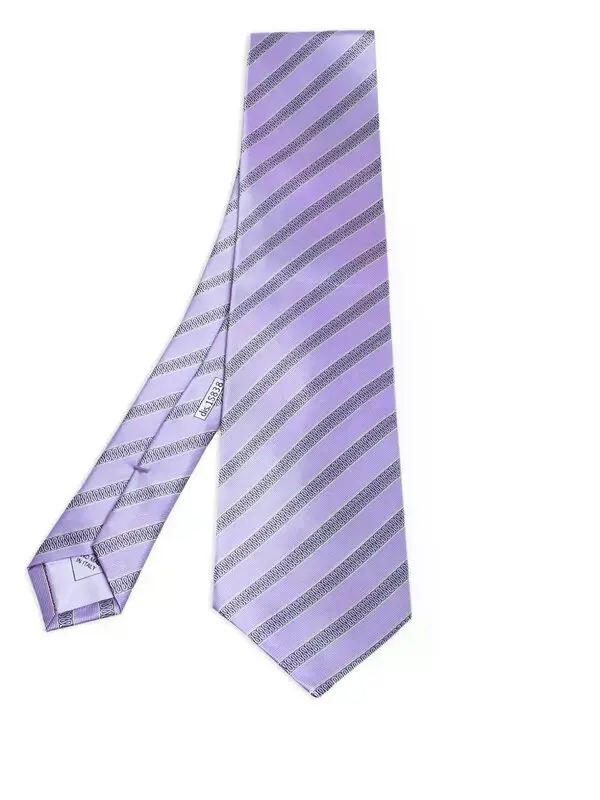 Brioni Diagonal-stripe Silk Tie