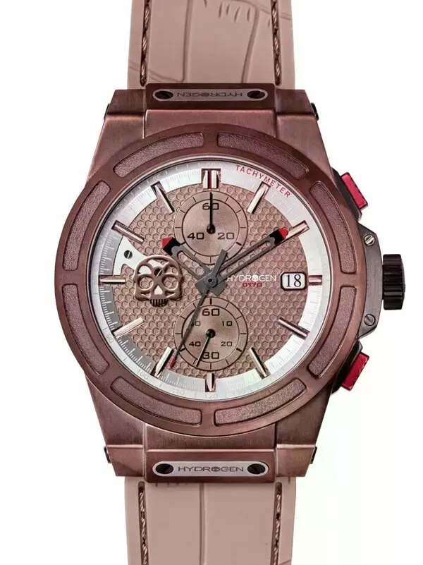 HYDROGEN Otto 44mm Chronograph Watch - Brown