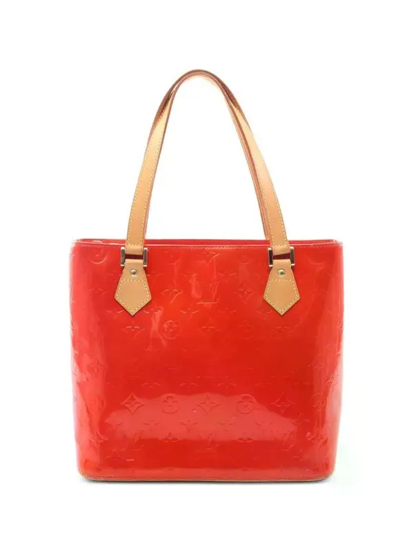 LOUIS VUITTON Monogram Vernis Tote Bag - Red