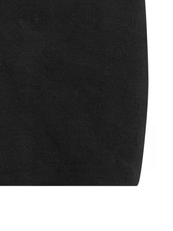 Philipp Plein Monogram-jacquard Skirt