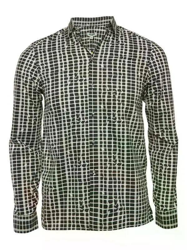 Kenzo Grid-print Shirt