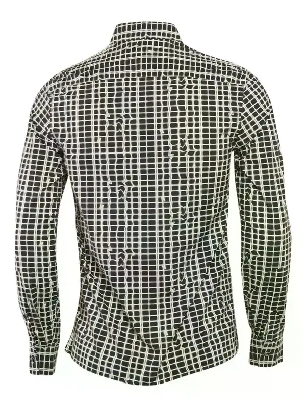 Kenzo Grid-print Shirt