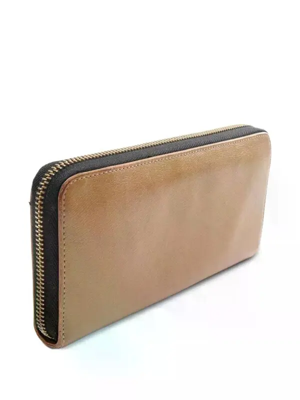 Loewe 2000s Zip-around Leather Wallet - Brown