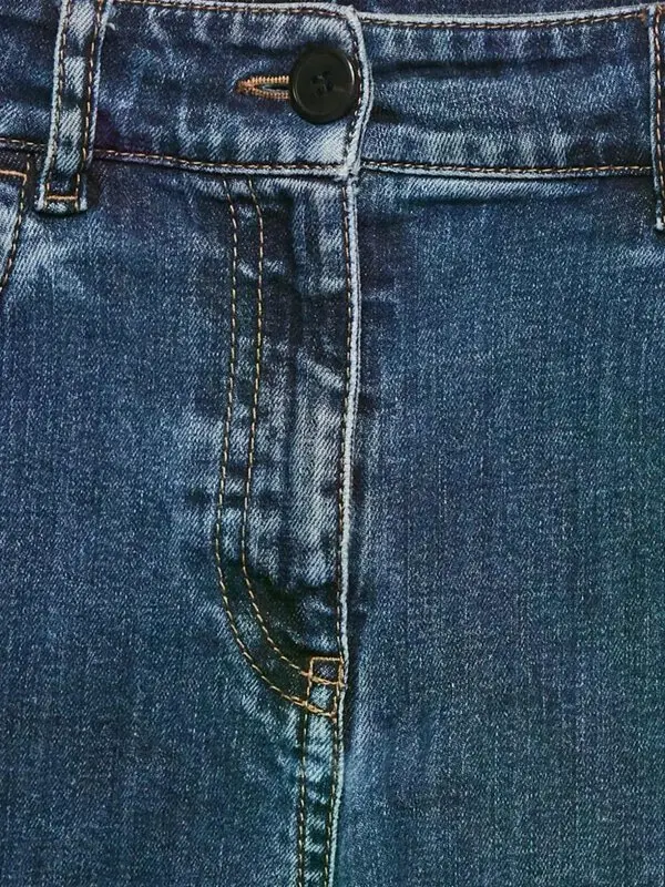 Prada Denim Tight-fit Jeans With Button Detail