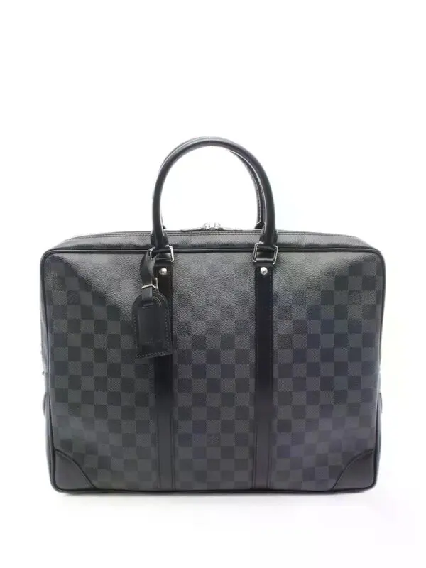 LOUIS VUITTON 2016 Voyage Damier Graphite Briefcase