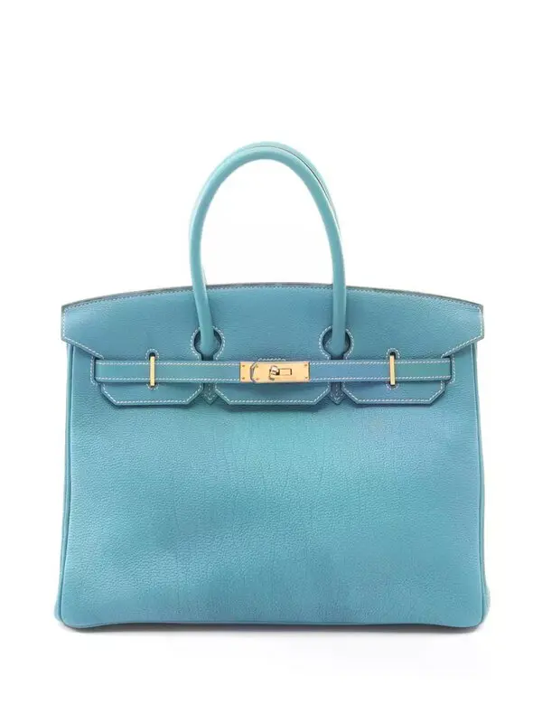 Hermès Birkin 35 Tote Bag - Blue