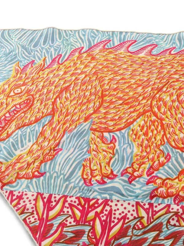 Hermès 2010s Sweet Dreams Triangle Scarf