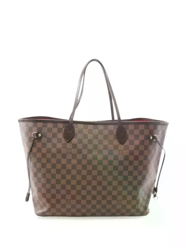 LOUIS VUITTON 2013 Gm Neverfull Damier Ebène Tote Bag - Brown