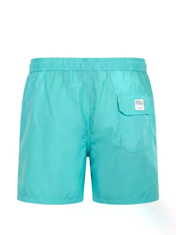 Fedeli Drawstring-waist Swim Shorts