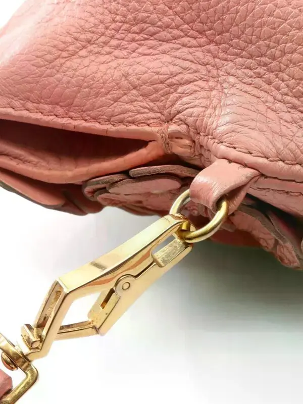 Burberry Floral Appliqué Shoulder Bag