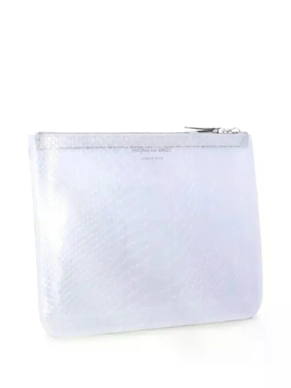 Comme Des Garçons Snake-effect Zip-fastening Wallet