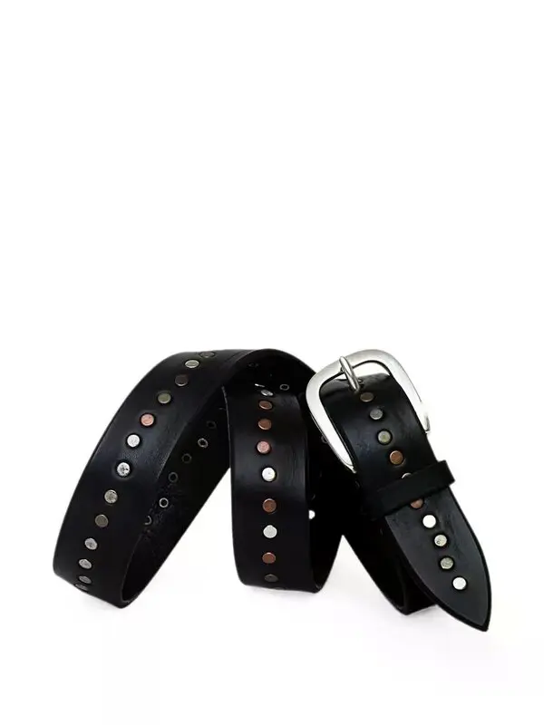Orciani Studded Leather Belt