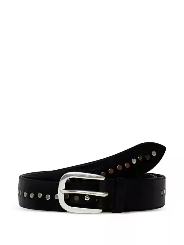 Orciani Studded Leather Belt