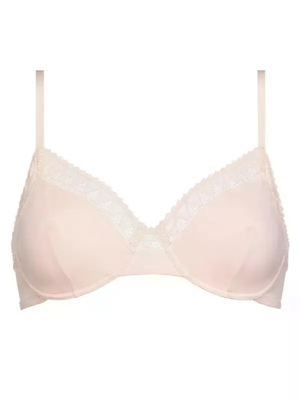 ERES Softness Lace-trim Bra - Pink