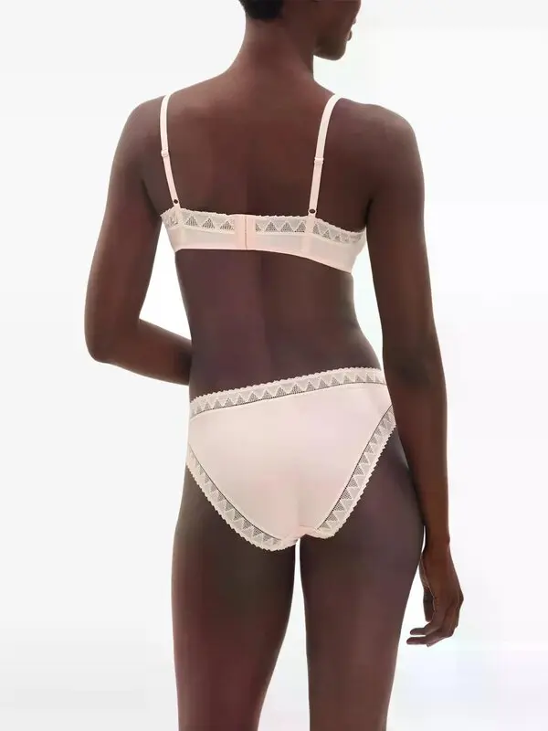 ERES Softness Lace-trim Bra - Pink