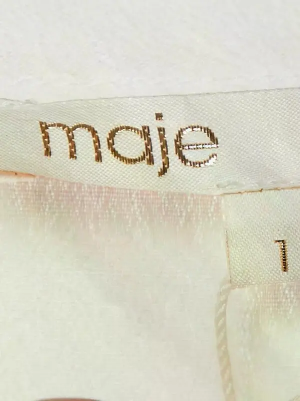 Maje Macrame Sleeve Sweater