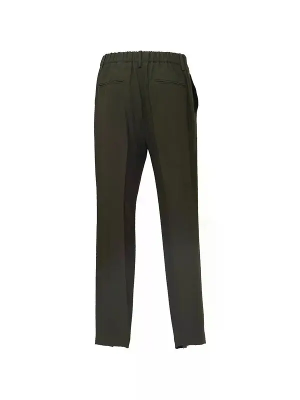 N°21 Elasticated-waist Straight-leg Trousers
