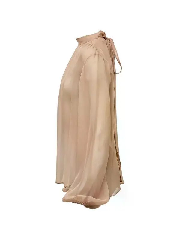 N°21 Pussy-bow Sheer Blouse