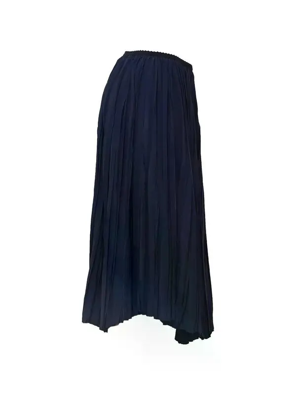 N°21 Pleated Elasticated-waist Midi Skirt