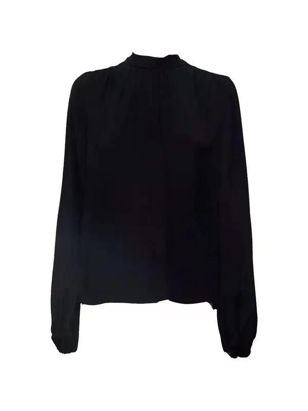 N°21 Pussy-bow Long-sleeve Blouse