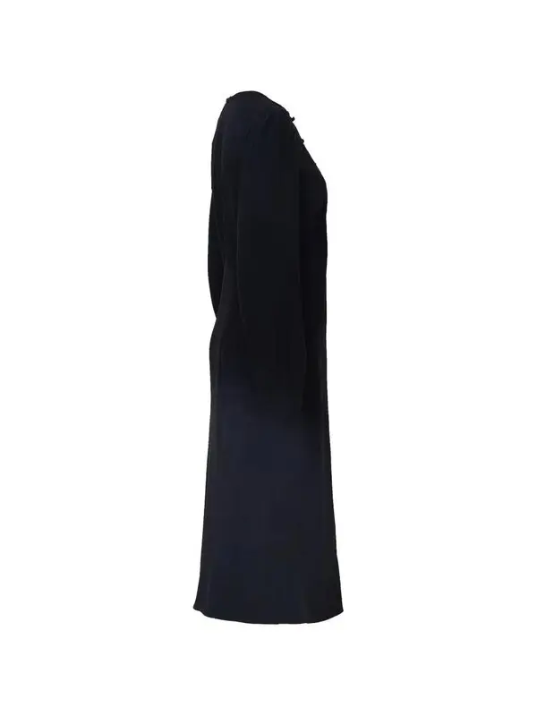 N°21 Lace-insert Long-sleeve Midi Dress
