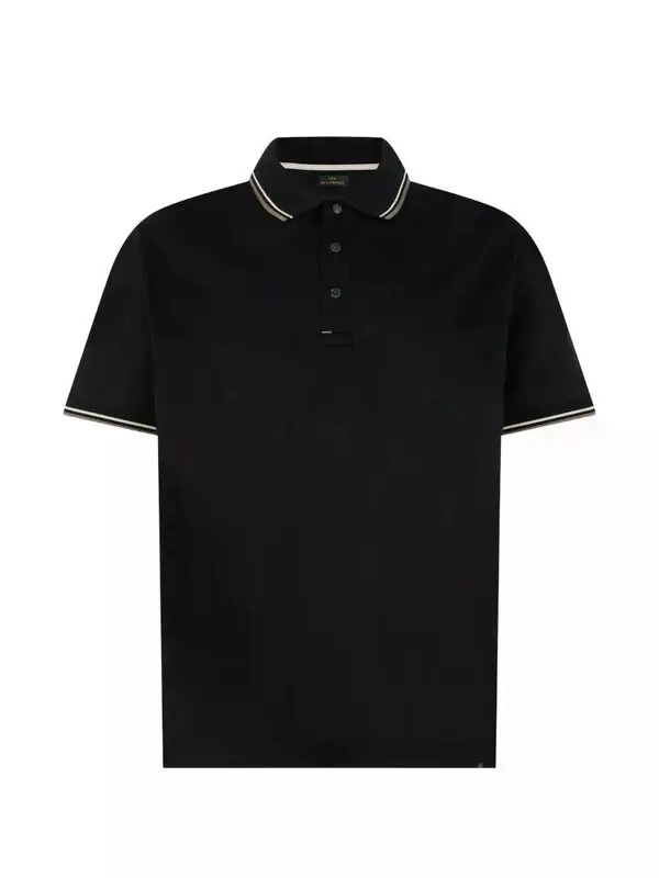 Paul & Shark Striped-trim Cotton Polo Shirt