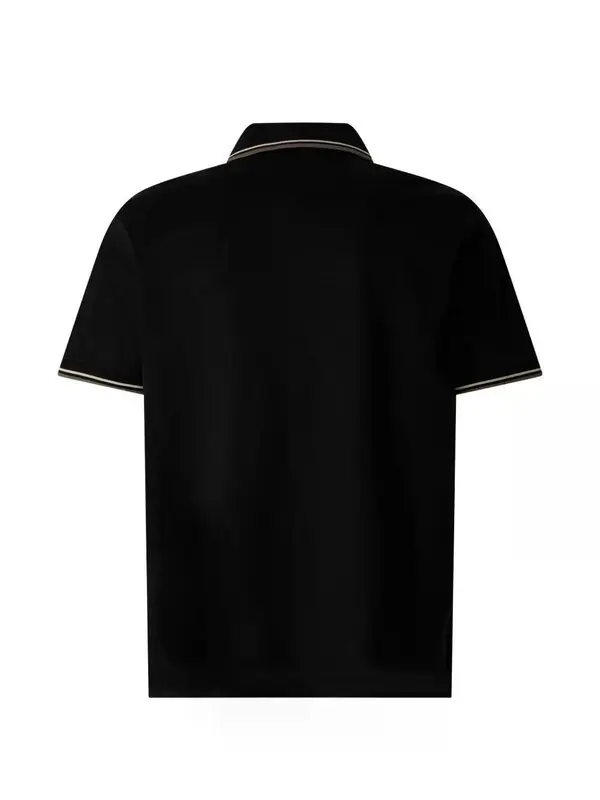 Paul & Shark Striped-trim Cotton Polo Shirt