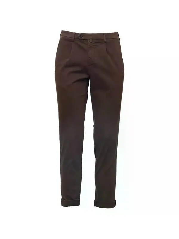 BRIGLIA 1949 Pleated Slim-fit Trousers