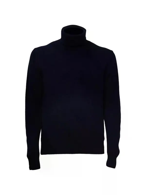 ZANONE Roll Neck Wool Sweater - Blue
