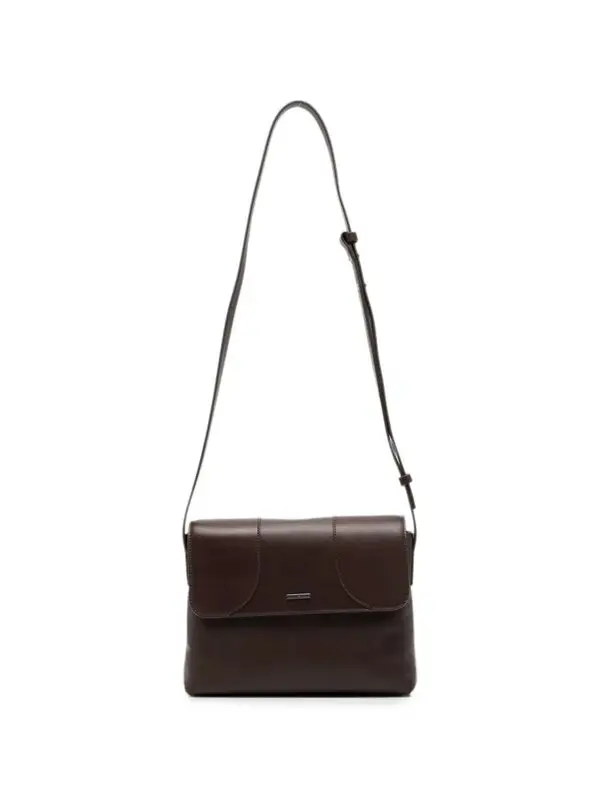 Emporio Armani Cross Body Bag Calf Leather "chocolate