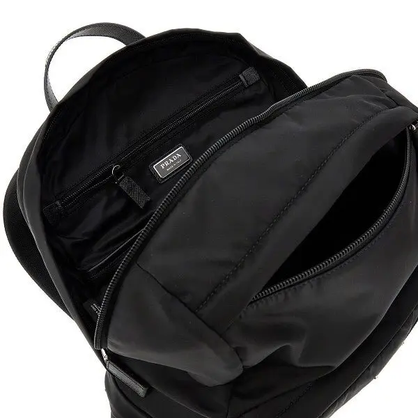 Prada Re-nylon And Saffiano Leather Backpack