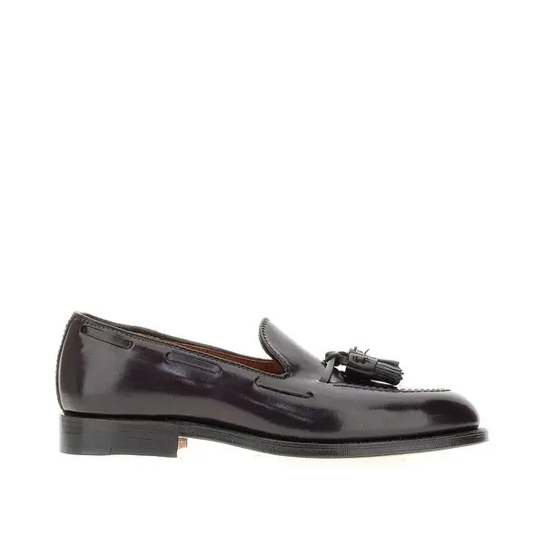 Alden Spazzolato Leather Tassel Loafers