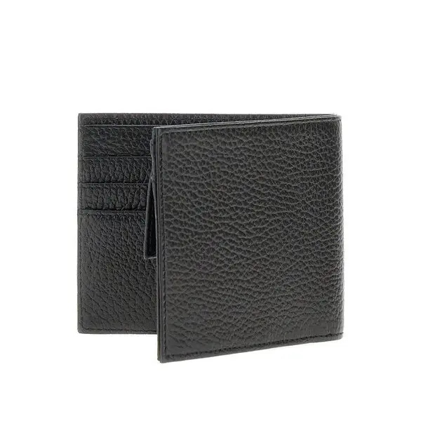 Emporio Armani Grained Leather Bi-fold Wallet