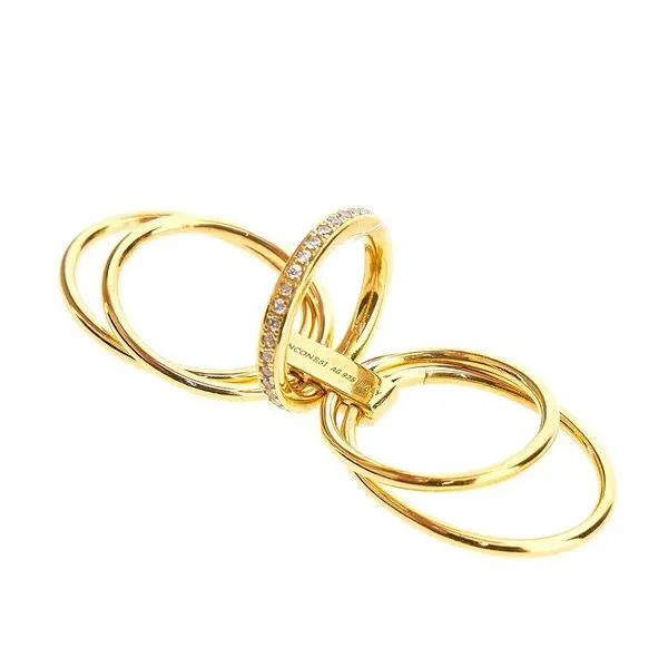 PANCONESI Solar Crystal' Ring Woan