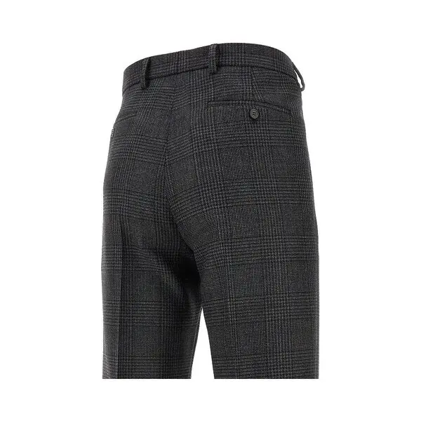 Prada Prince Of Wales Wool Pants