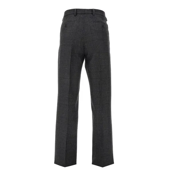 Prada Prince Of Wales Wool Pants