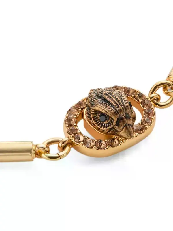 Kurt Geiger Eagle Head Crystal Embellished Bracelet
