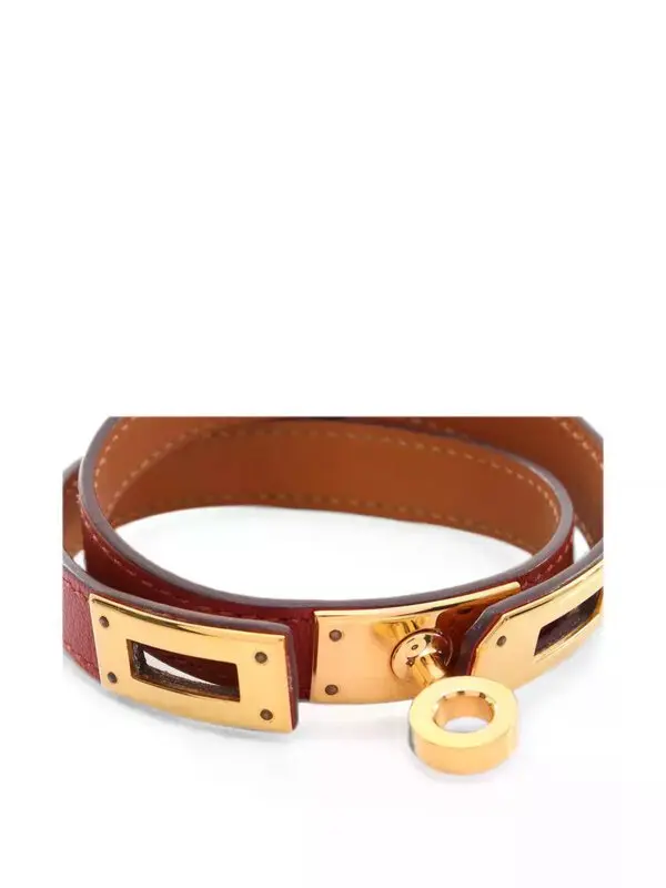 Hermès Kelly Double Tour Leather Bracelet