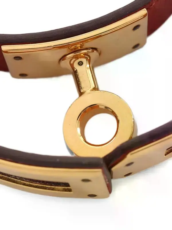 Hermès Kelly Double Tour Leather Bracelet