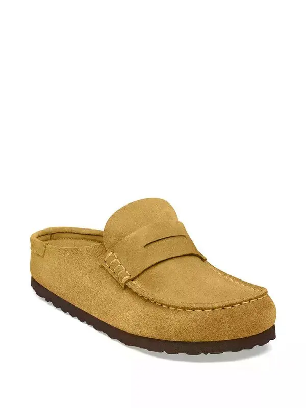 BIRKENSTOCK Naples Wrapped Suede Clogs
