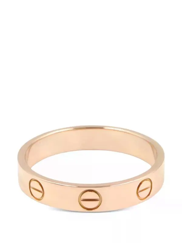 Cartier 18k Rose Gold Love Ring - Pink