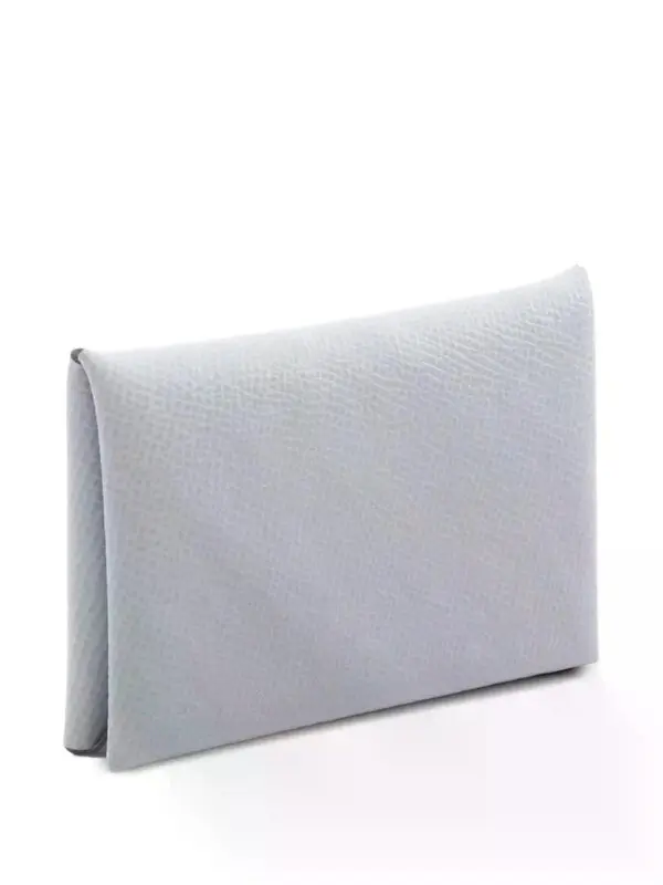Hermès Calvi Epsom Coin Purse - Grey