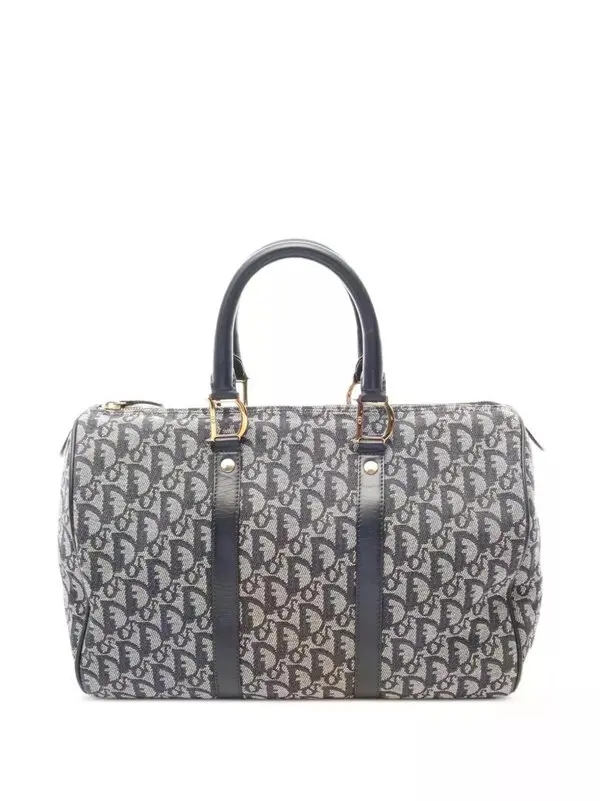 Dior 2000s Trotter Boston Bag - Blue