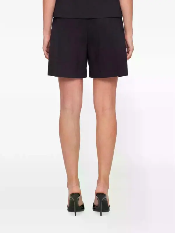 Alessandra Rich Pleated Tailored Shorts