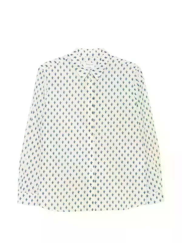 MAISON123 Geometric Print Long Sleeve Shirt