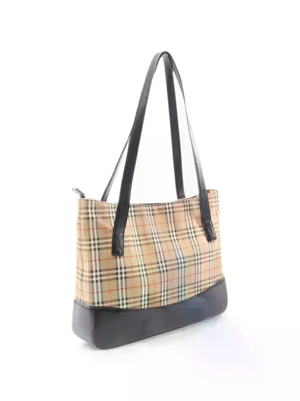 Burberry 2000s Haymarket Check Tote Bag